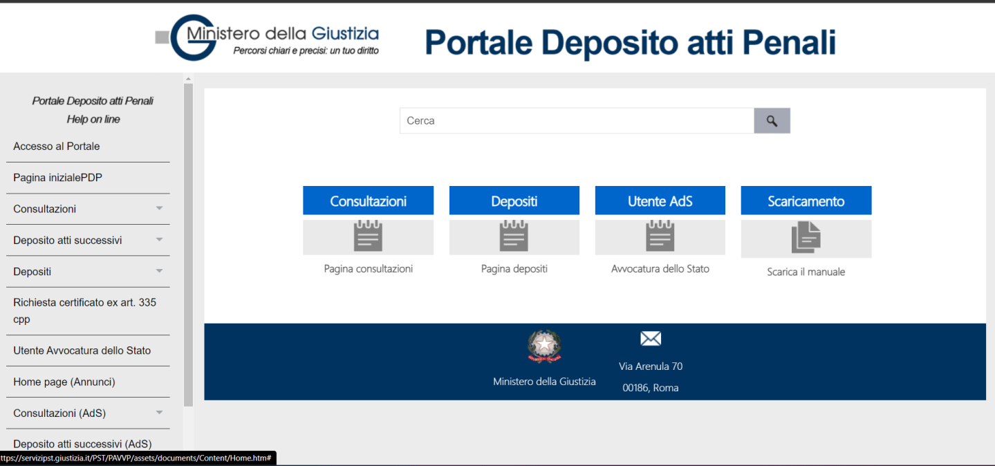 Portale deposito atti penali e l’attestazione di malfunzionamento ...
